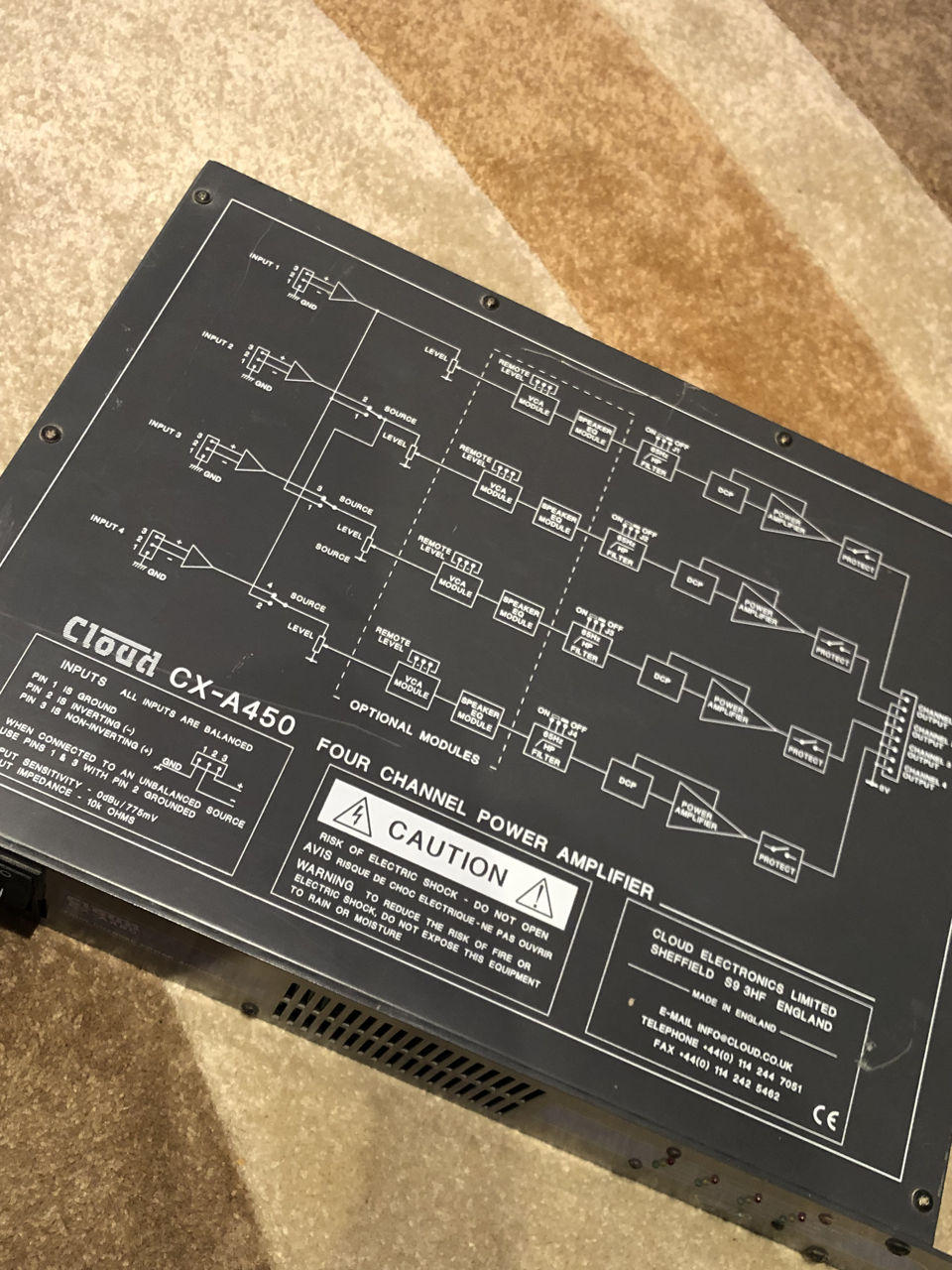 Cloud Electronics CX-A450 și Z8MK4 - 8 Zone Mixer