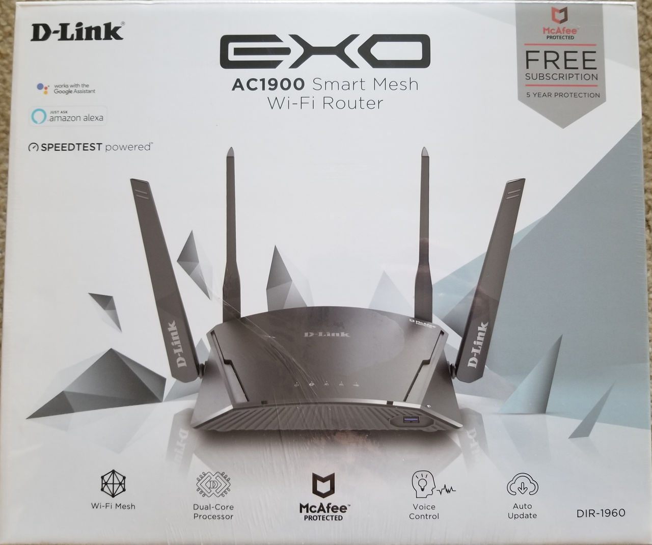 !Mega Wi-Fi Router D-Link ExO AC1900 DIR-1960 Smart Mesh!