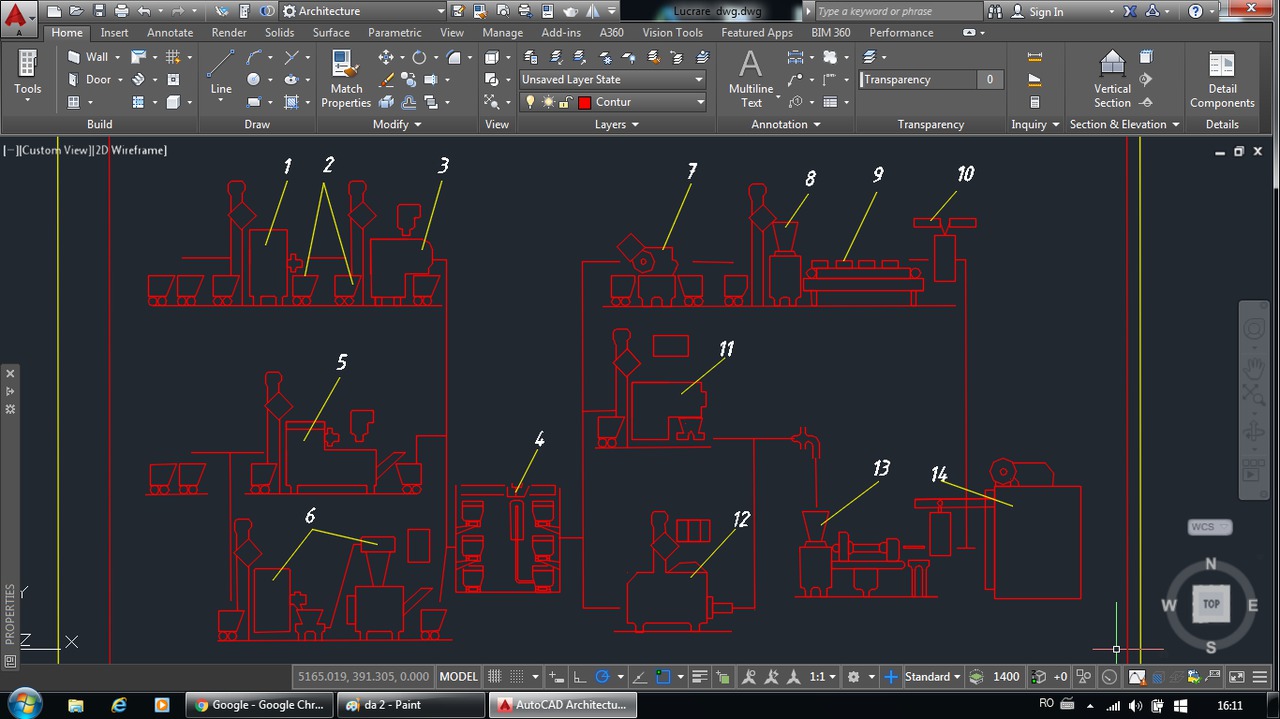 Desene în Autocad ,desenăm pe foi A0,A1,A 2,A3, A4, A5, pentru Desen ...