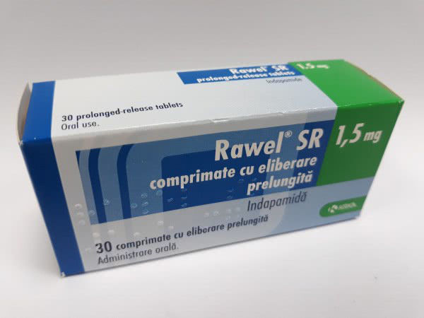 Rawel SR 1,5мг (Индапамид) , Индапамид LPH 1,5мг табл.