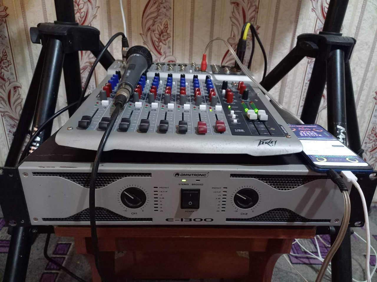 De Vinzare Mixer Peavey 10 Fx Usb Amplificator Omnitronic