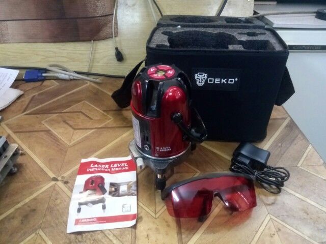 Новый Deko 4V1H 5 линий 6 очков лазерный уровень автоматическое ...