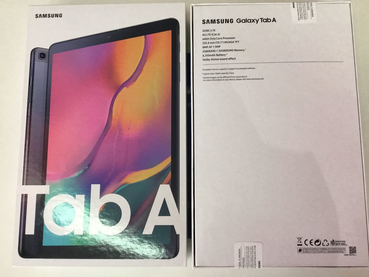 Samsung Tab A SM-T515 Wi-Fi + 4G 2/32 цвет Black новый запечатанный ...