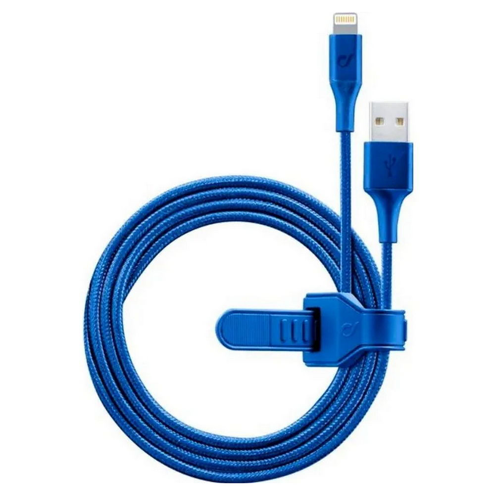 Lightning Cable Cellular, Strip Mfi, 1M, Blue