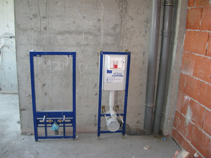 carcase pentru wc suspendat Grohe, Geberit... montare