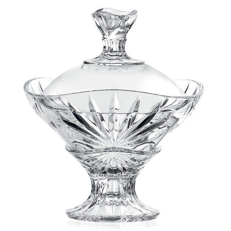 Конфетница На Ножке С Крышкой Oasis D18Сm, H13.5Cm