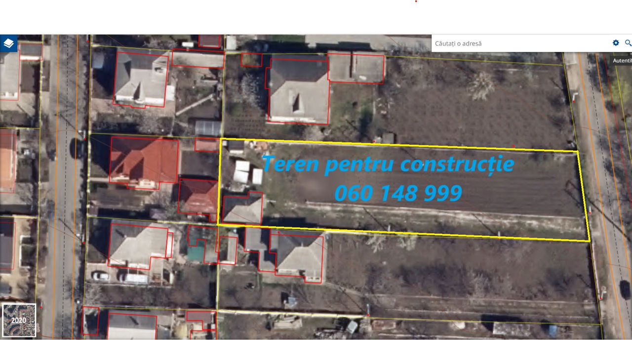 Teren pentru constructie. Stauceni.