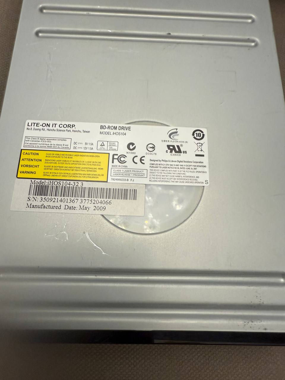 Blu-ray LiteOn iHOS104 Blu-ray lg-CH10LS20 Blu-ray lg ggc-h20l BD-Rom ...