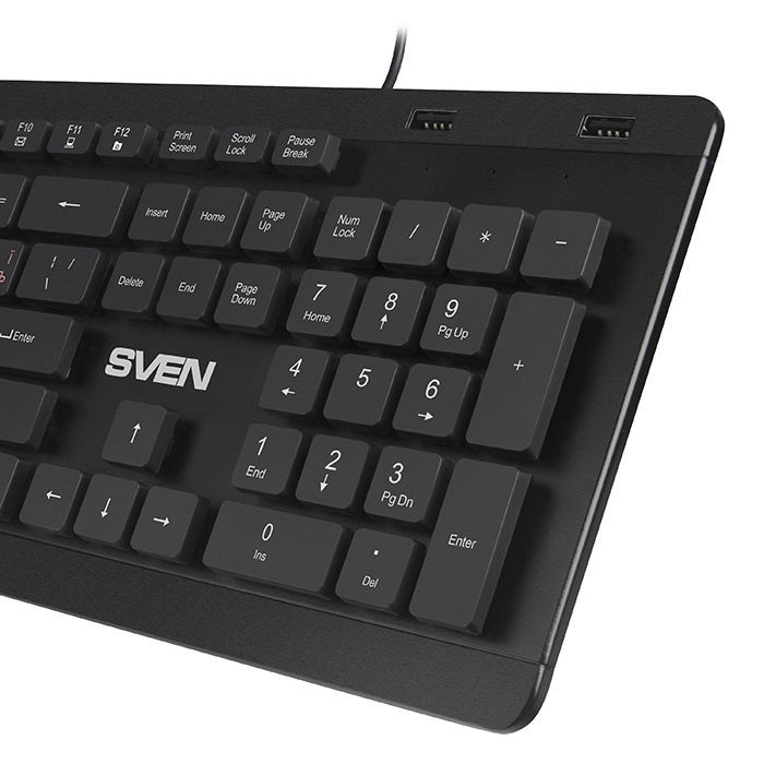 Keyboard Sven Kb-E5700H, Slim, Low-Prole Keys, Island-Style, Fn Key ...