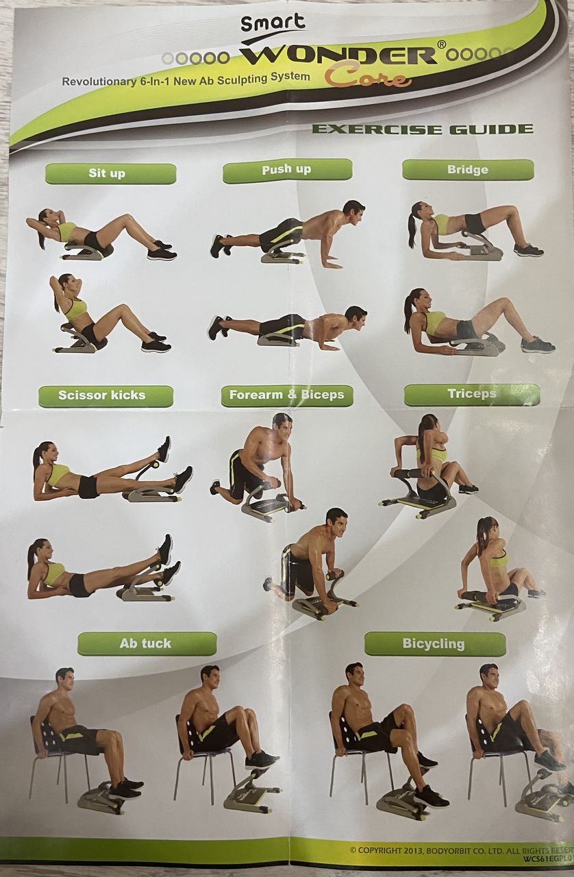 Smart wonder core многофункциональный тренажёр