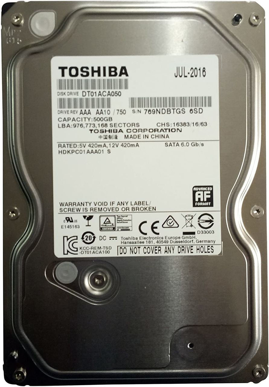 Toshiba DT01ACA050 500GB SATA Hard Drive