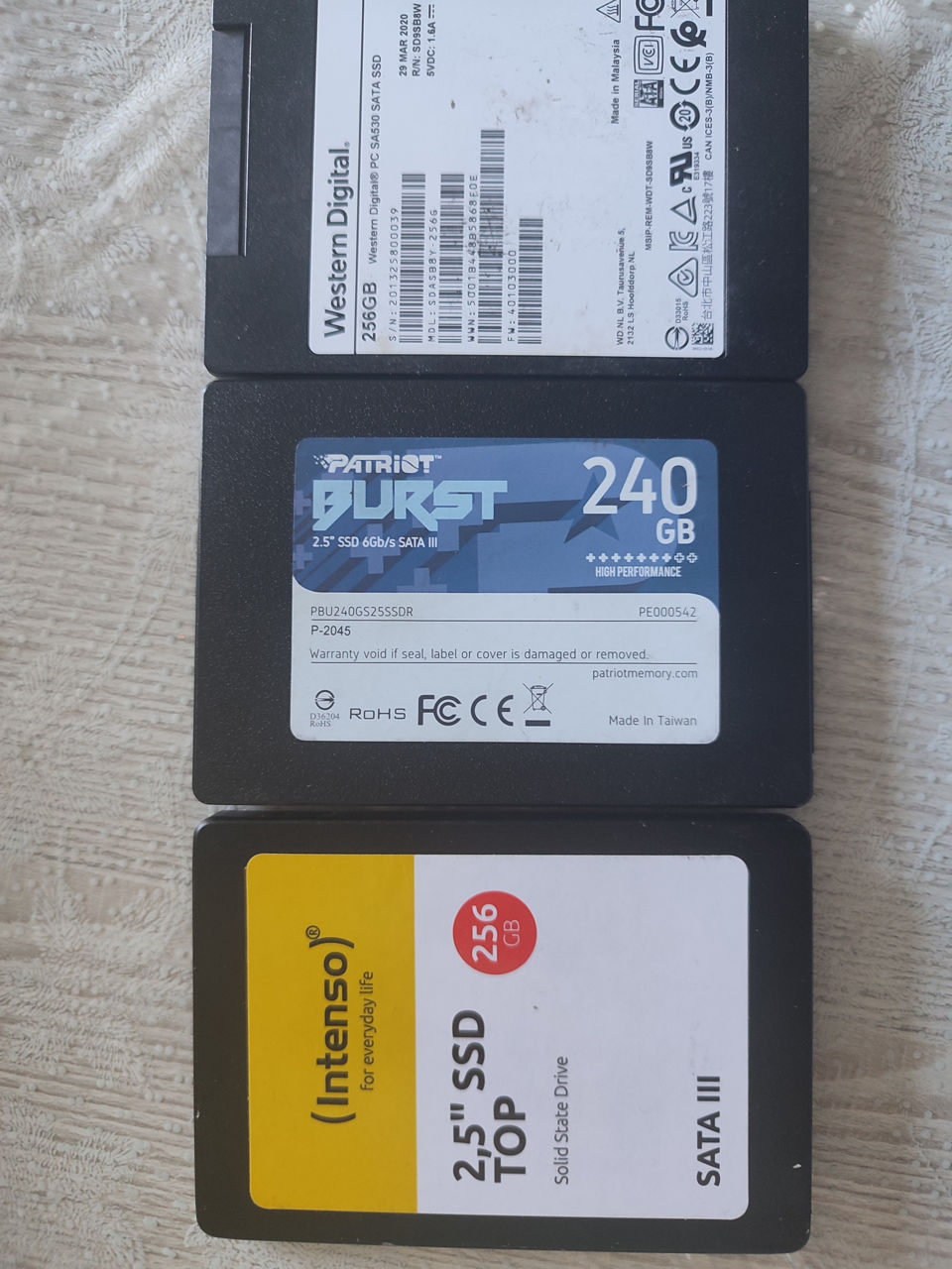 SSD Samsung 850 Evo - 120Gb/240Gb/500Gb/1 Tb - 2.5 / M.2 / USB