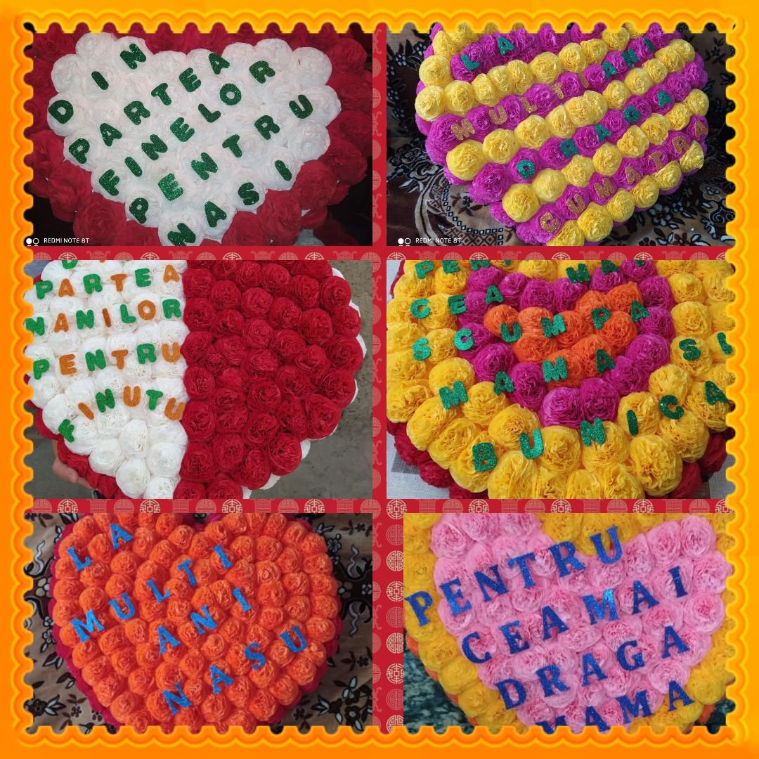 Cifre si litere decorative.