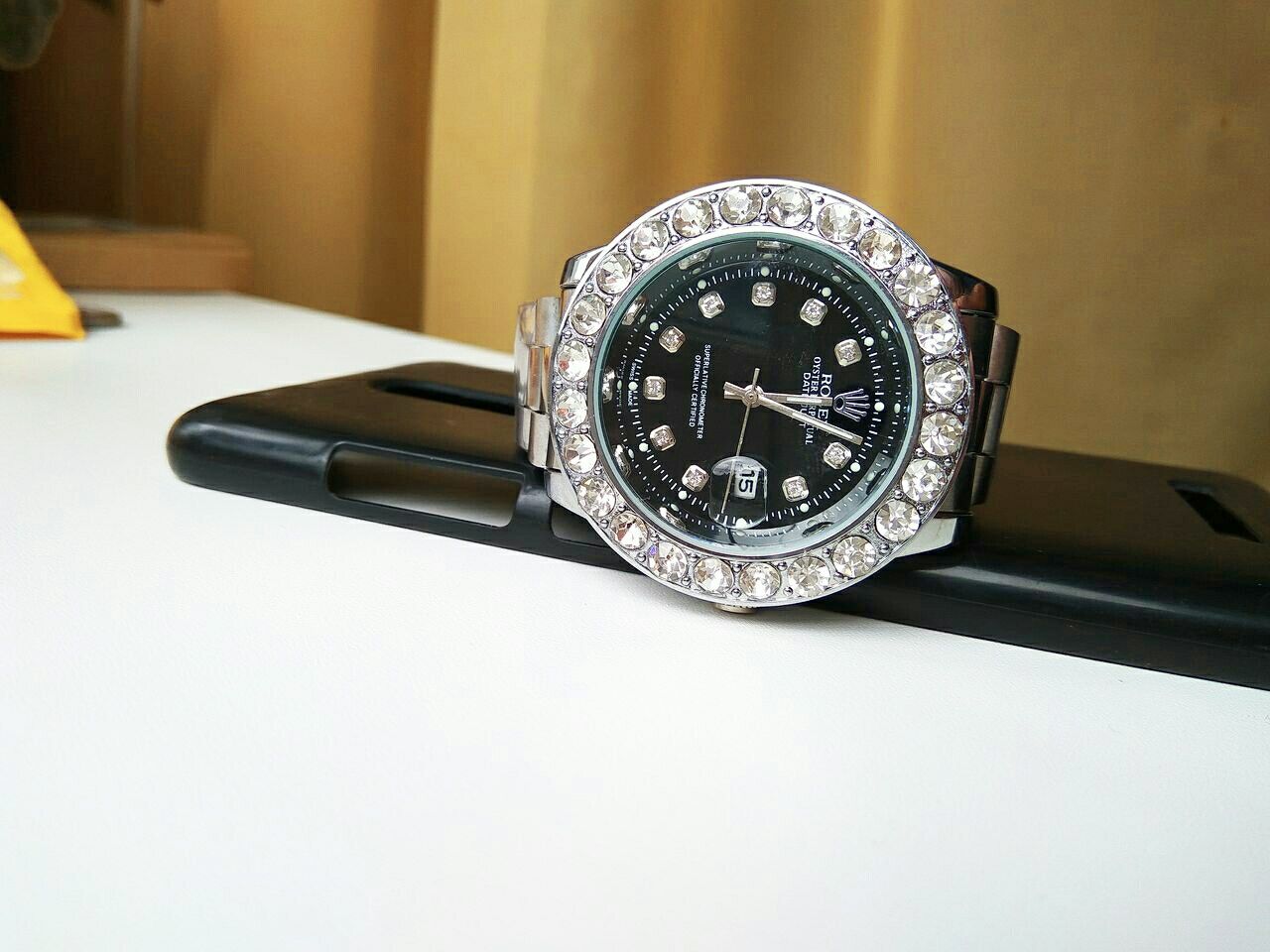 Ceas cu diamante - femei cadou rolex