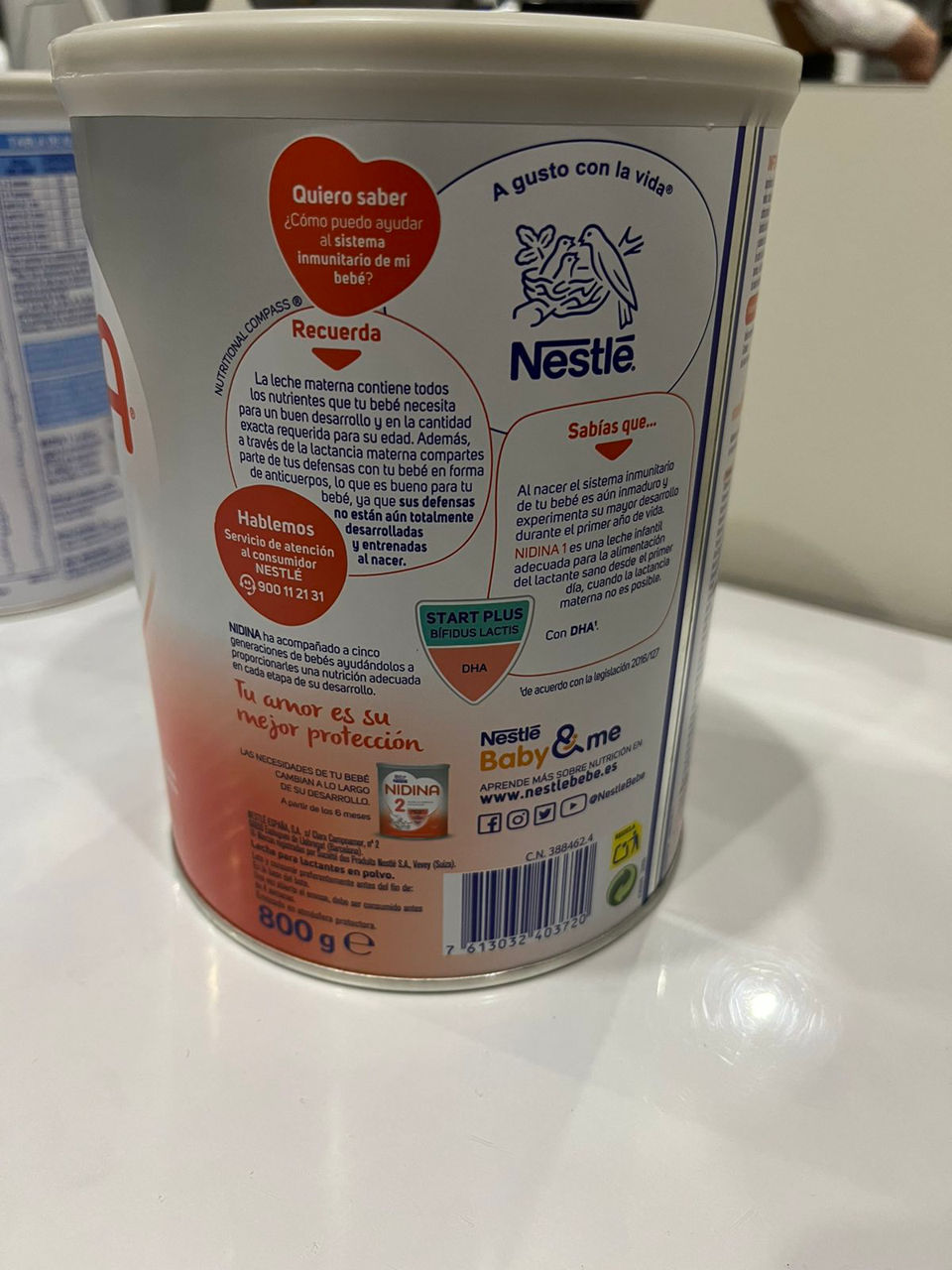 Lapte praf pentru bebeluși