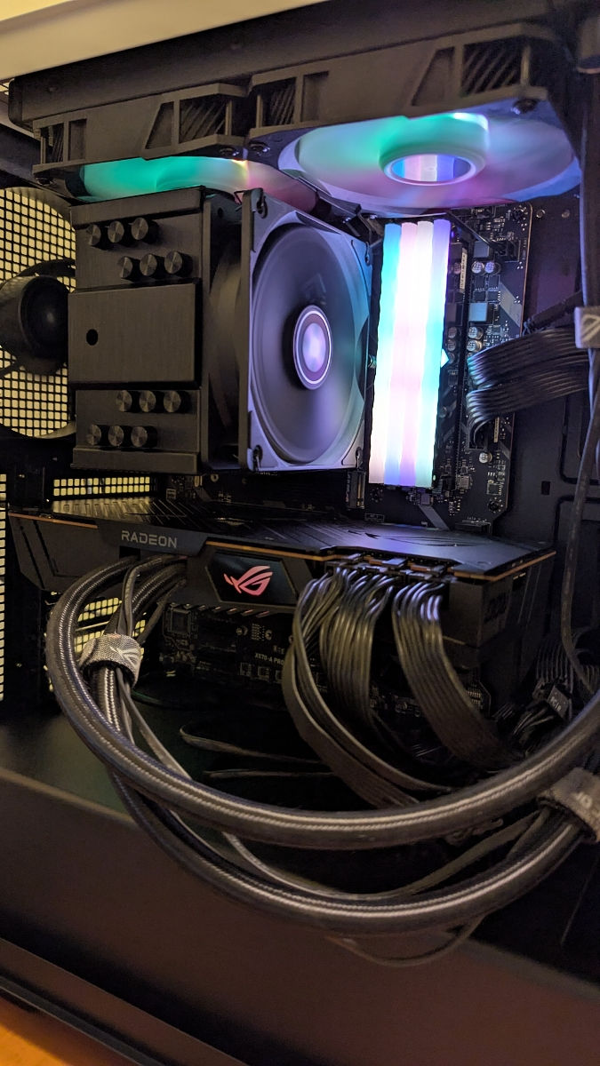 Rayzen 9 5950x/ 32gb ddr4 RGB/ 1T SSD nvme/ Rog Strix RX 6900XT 16 gb DDR6