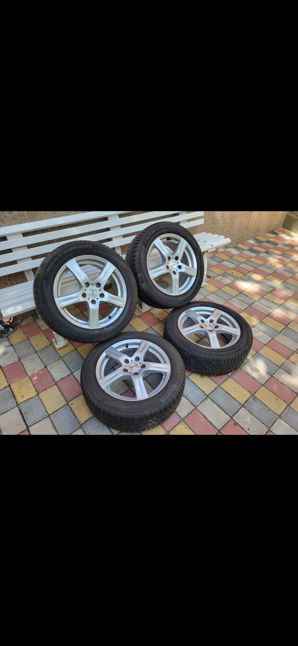 Jante 5x112 R16 + anvelope pirelli 205/55/16