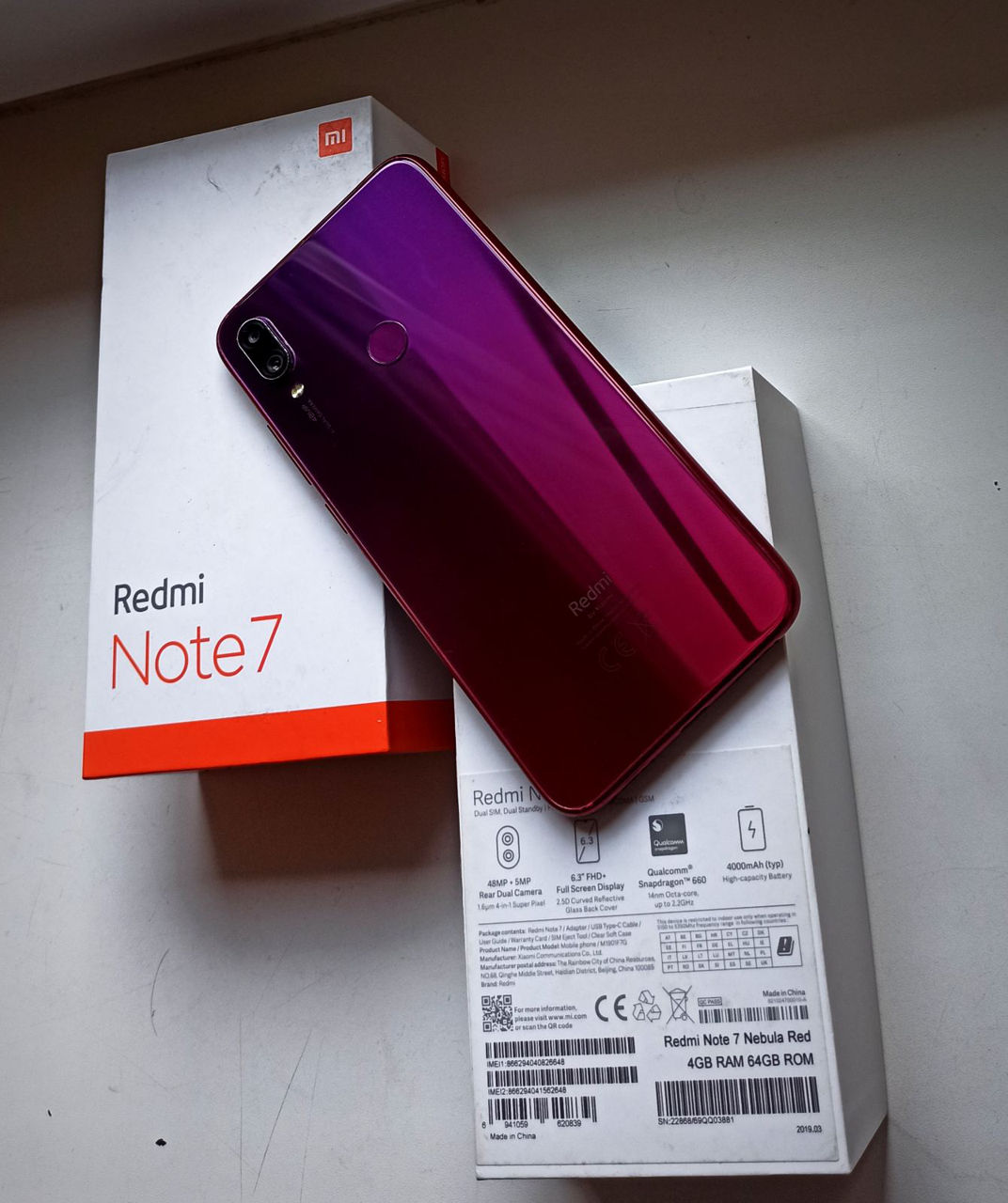 Redmi Note 7. 4/64. Без торга!