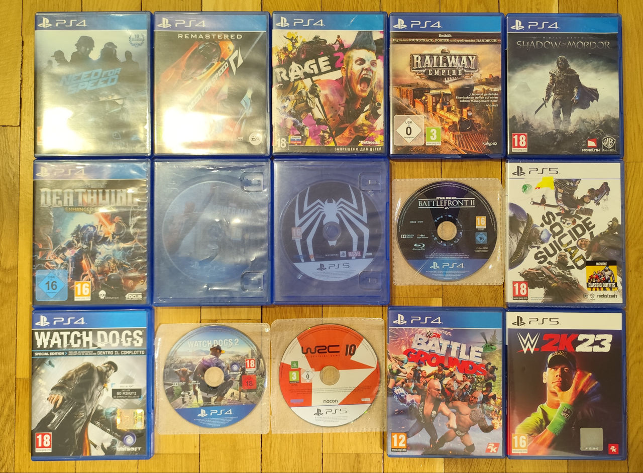 Outlet - Диски Playstation 4/5 с уценкой. Подробности в описании