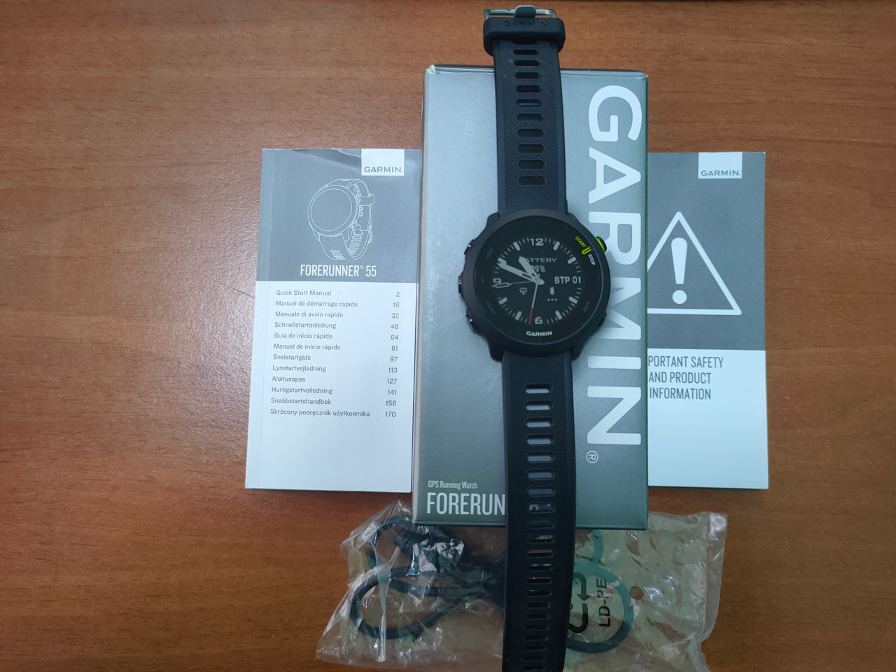 Vând ceas garmin gps running watch forerunner 55