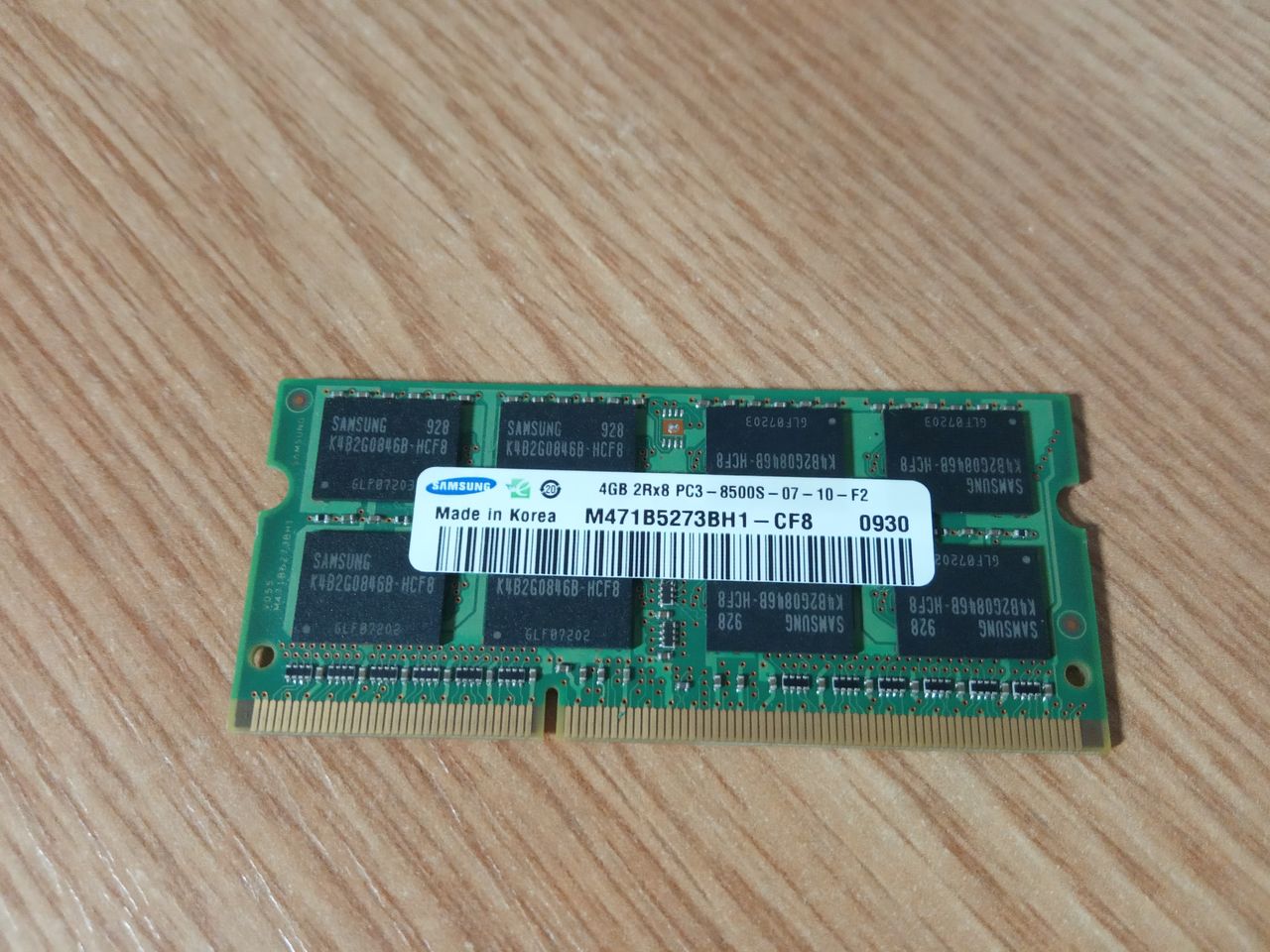 Samsung SODIMM DDR3-1066 4GB PC3-8500