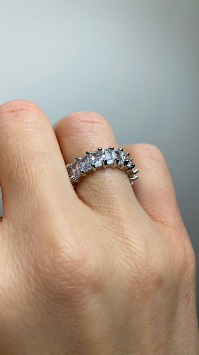 Inel Princess, mărimea:6 , 7 ( 16,17) material: Inox Greutate: 6 g Pret ...