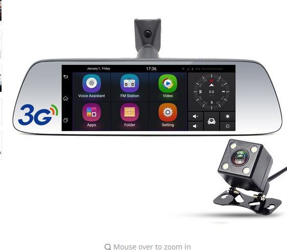 Мультимедийное зеркало на Android. DVR + Radar detector + GPS ...