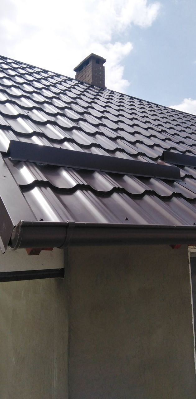 Țiglă metalică,tablă cutată,sistemul de scurgere de la producător ...