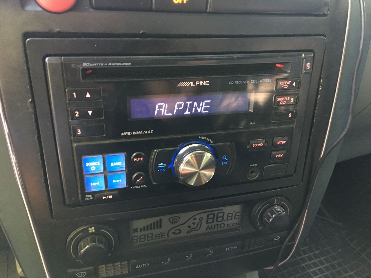 Alpine 2din original USB