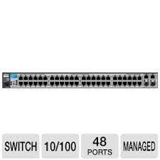 Коммутатор J9020A HP 2510-48 Switch 48 ports 10/100 + 2 10/100/1000 + 2 SFP