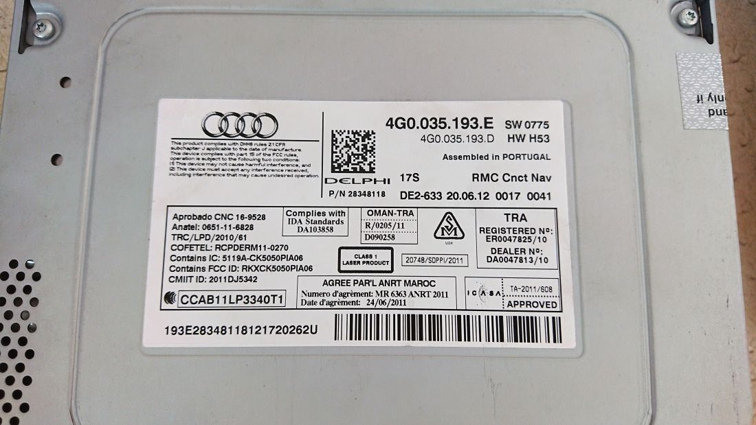 Audi Multimedia Navi RMC