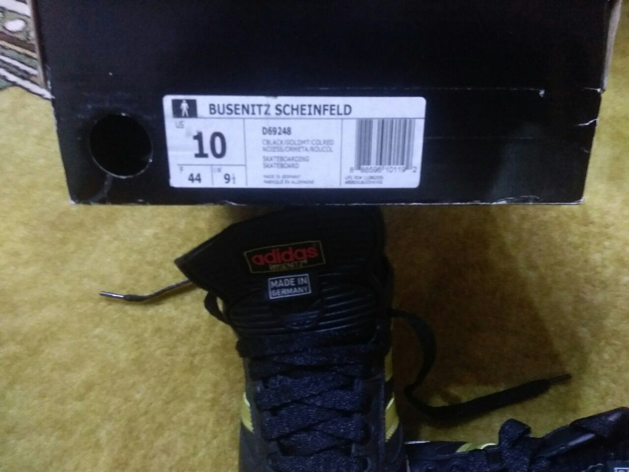 Made in germany adidas busenitz scheinfeld limited edition , leather