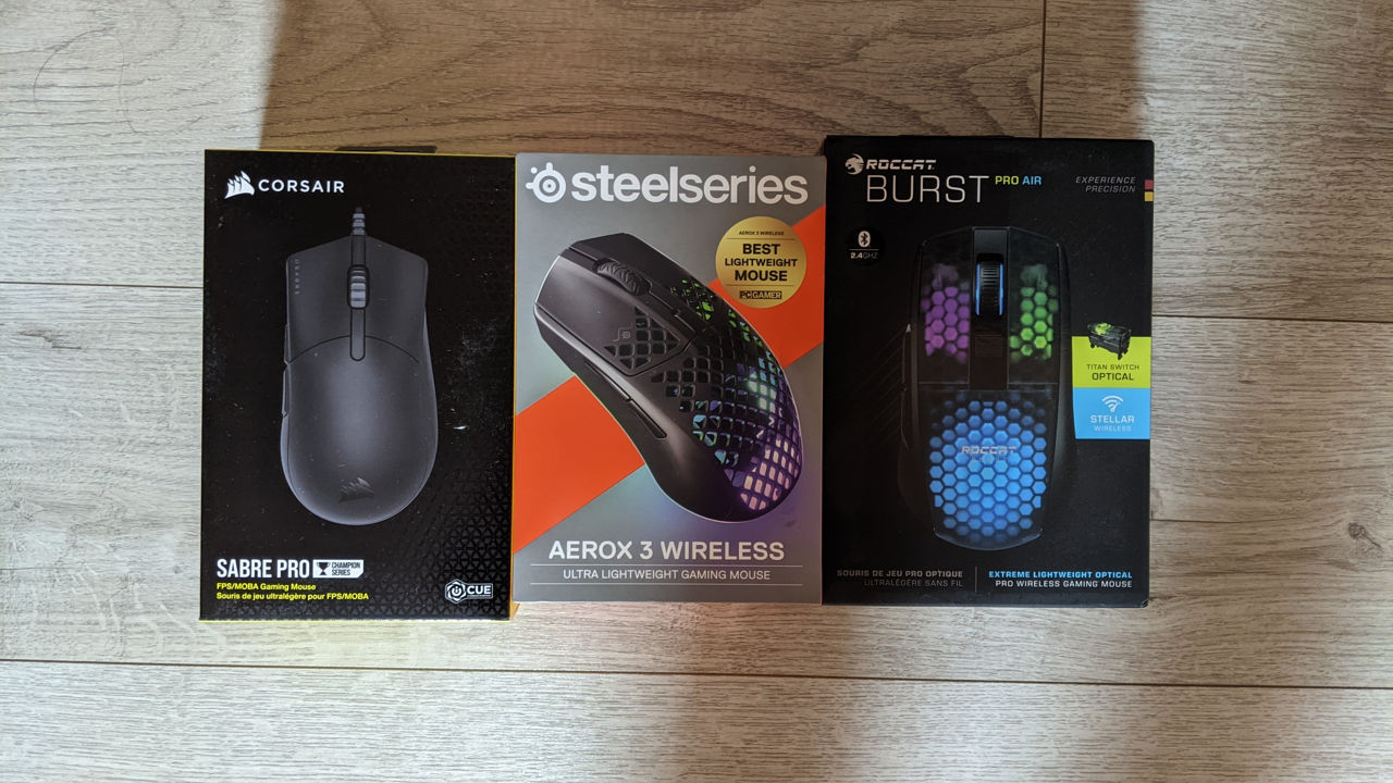 Razer, SteelSeries, Corsair, Glorious, Roccat - Gaming mouse