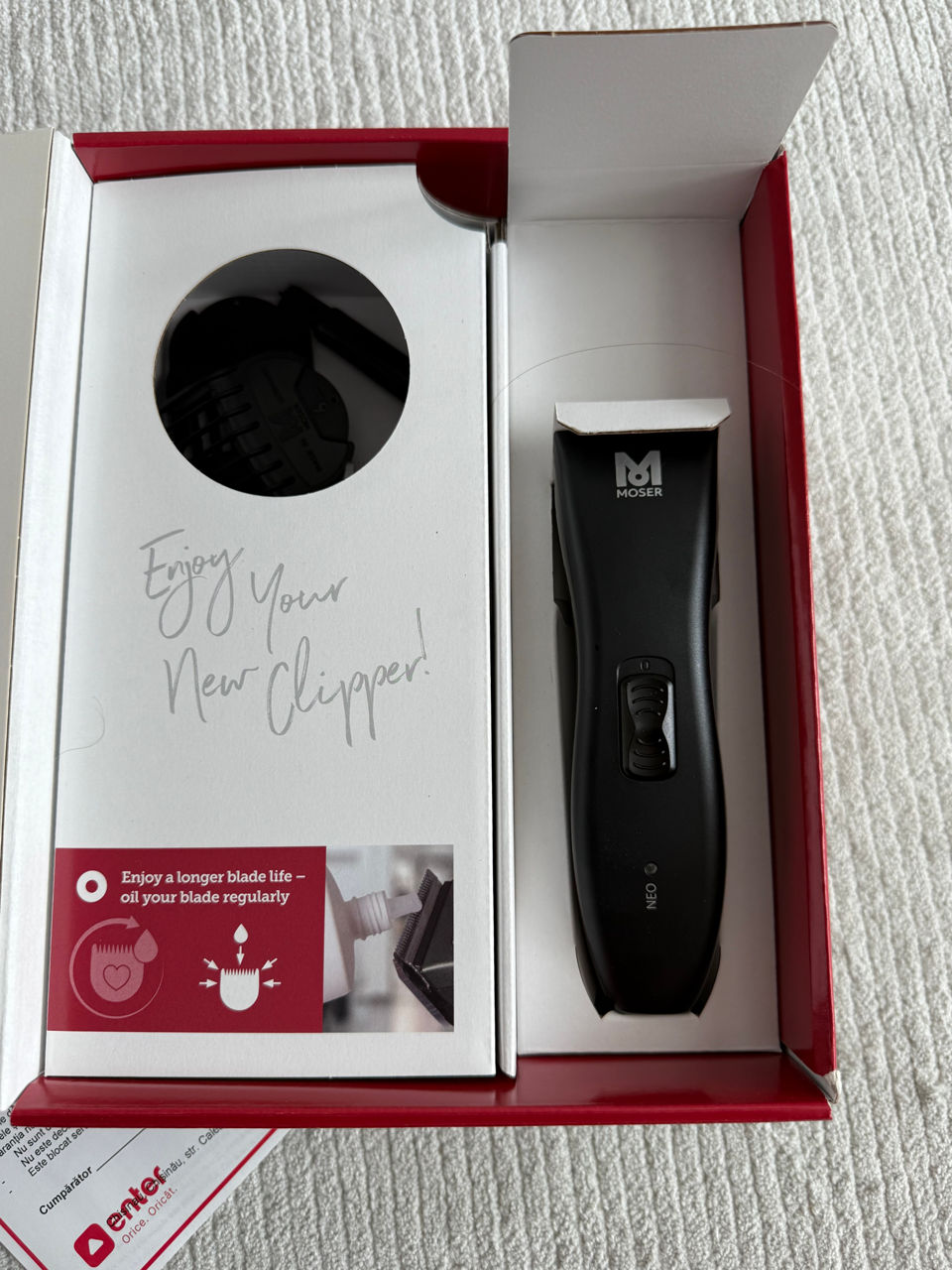 Mașină de tuns Moser Neo (model 1886-0051)