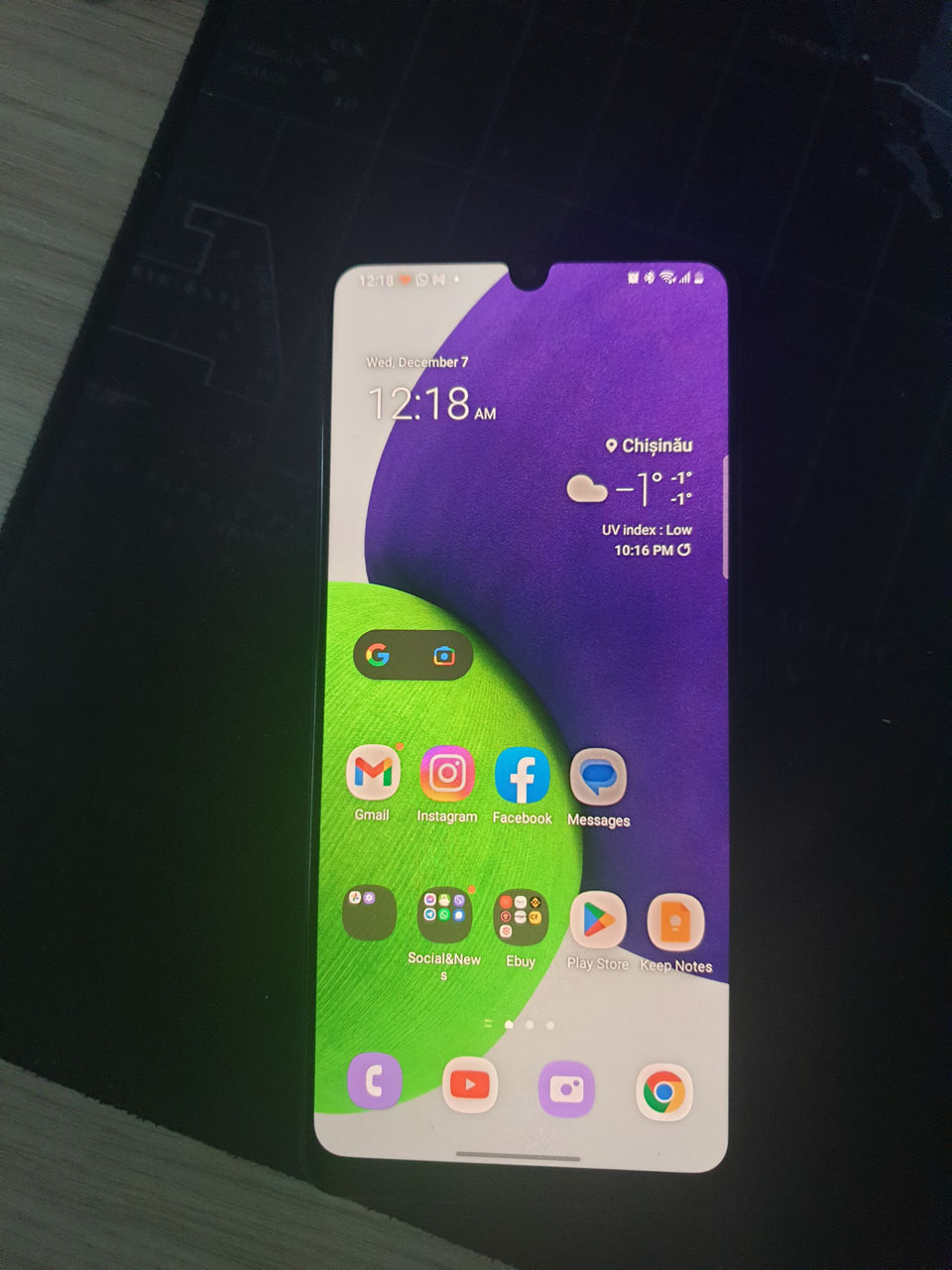 Samsung Galaxy a22 128gb 4g ram, 90hz - 6.4 inch exran