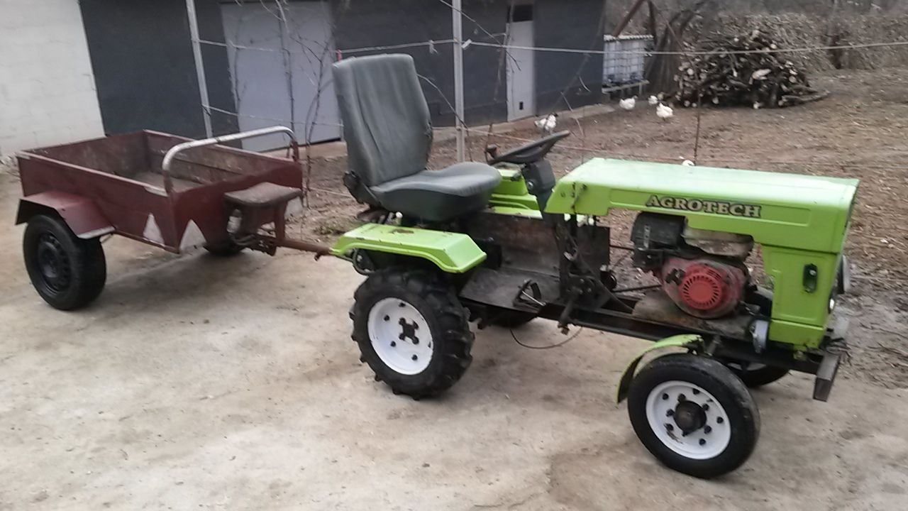 Minitractor cu remorca [ Motor HONDA]