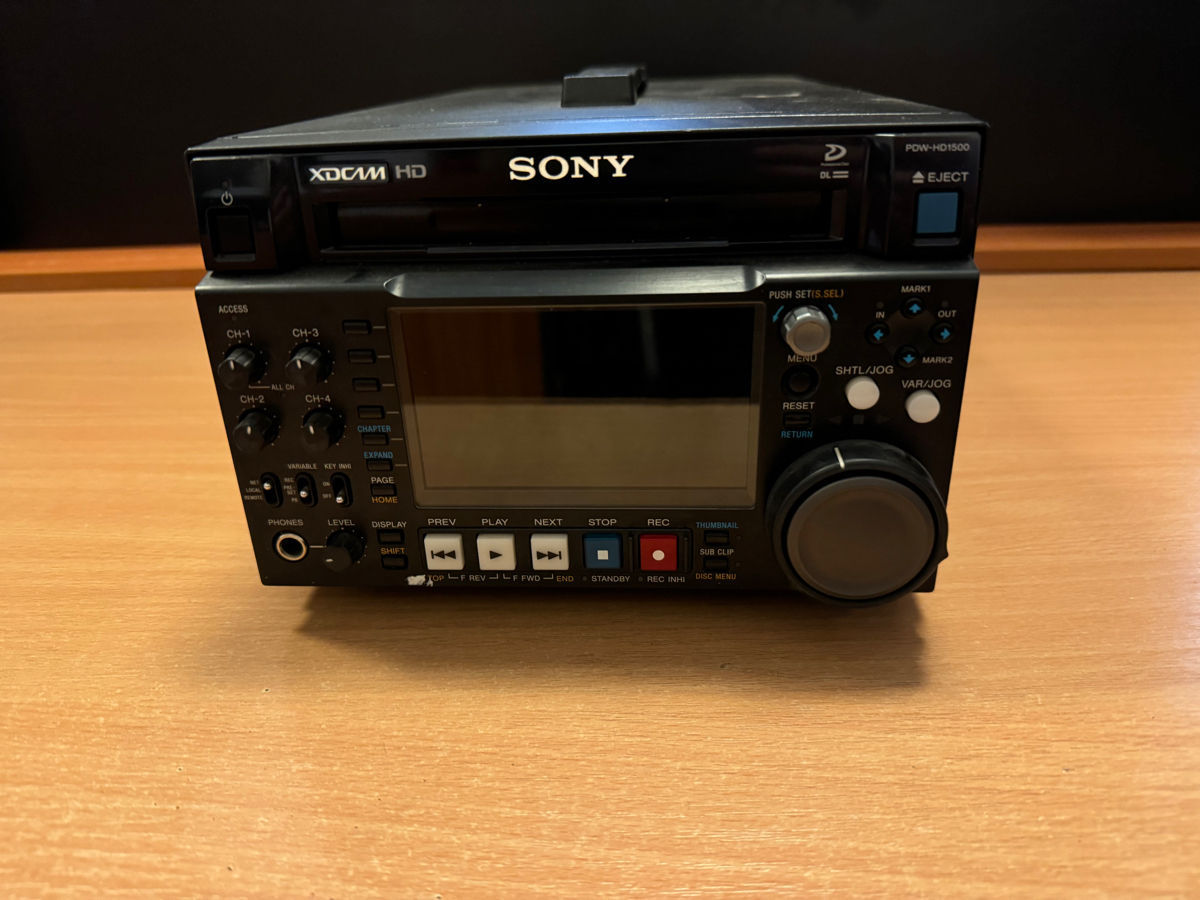 Sony PDW-HD1500 HD Professional Disc Recorder- 6500 lei