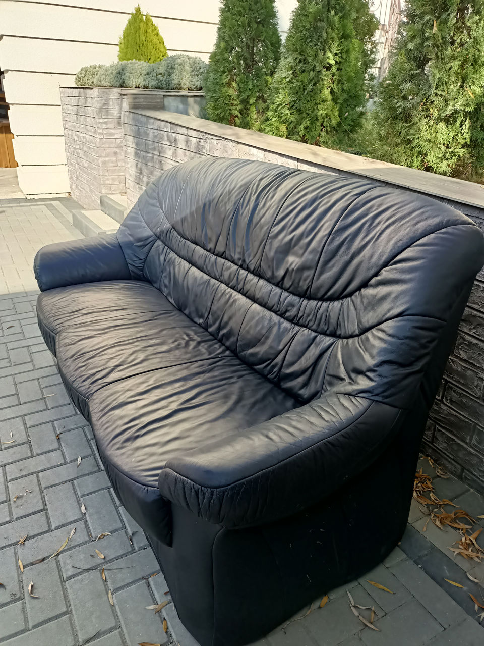 Canapea din piele 3 locuri