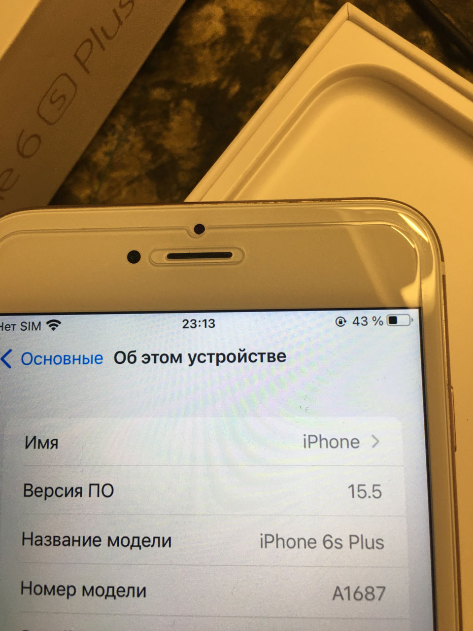 Iphone s6 plus (model A1687) американец