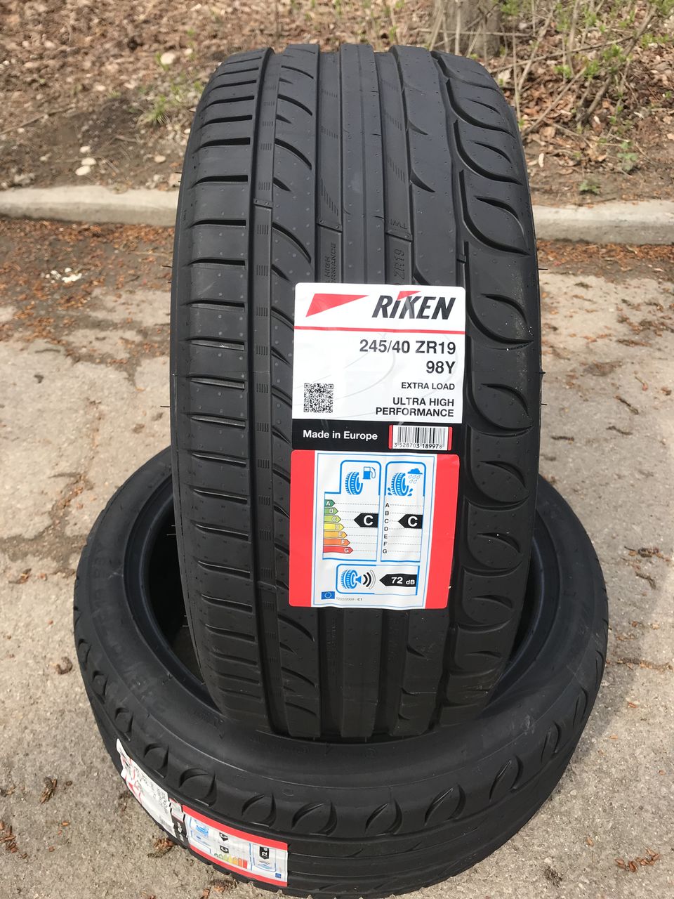 2 шины/2 anvelope 245/40 R19 Riken UHP (Michelin Group)/ Доставка, livrare toata Moldova