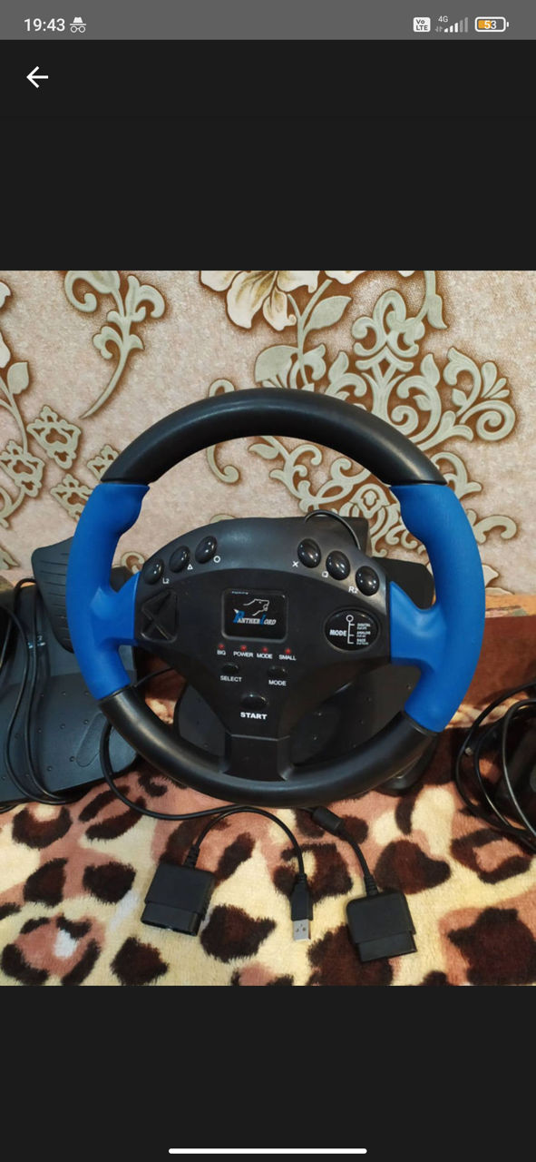 Игровой руль для ПК и плэйстэйшен