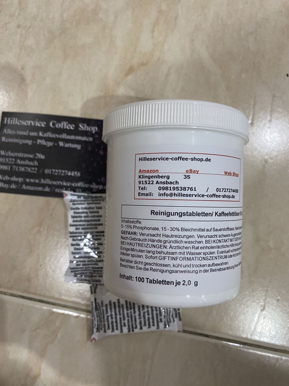 Pastile curătire, decalcinare, aparat cafea universal