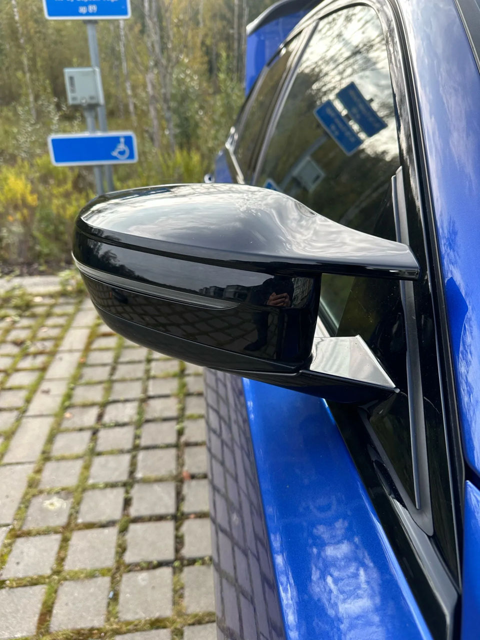 Накладки на зеркала BMW M G20 / G30 / G11 / G15 Новые Черный Глянец