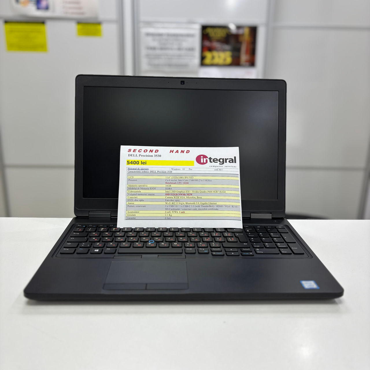 Laptop Second-Hand Dell Precision 15 3530