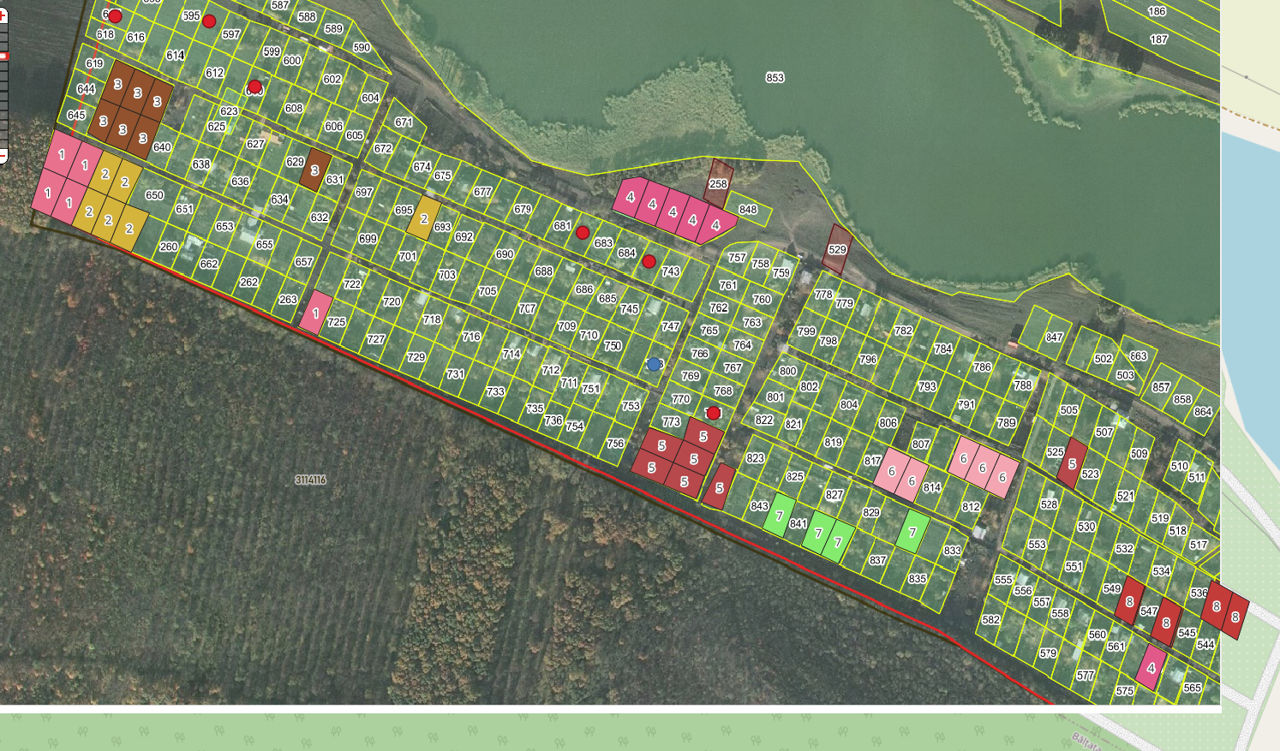 Pachete de terenuri în Cimișeni, Criuleni