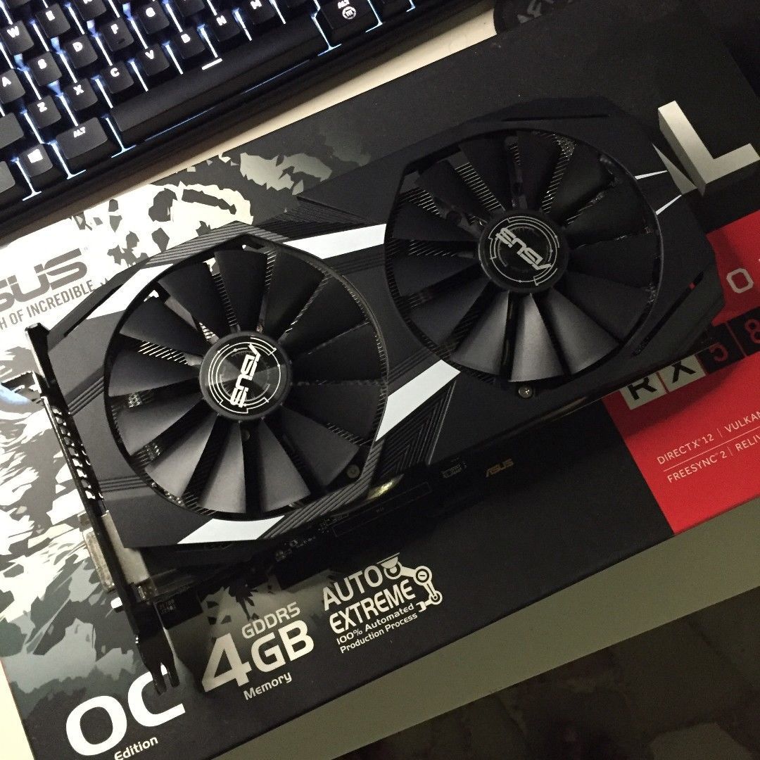 asus rx 580 4 gb - 3700 lei