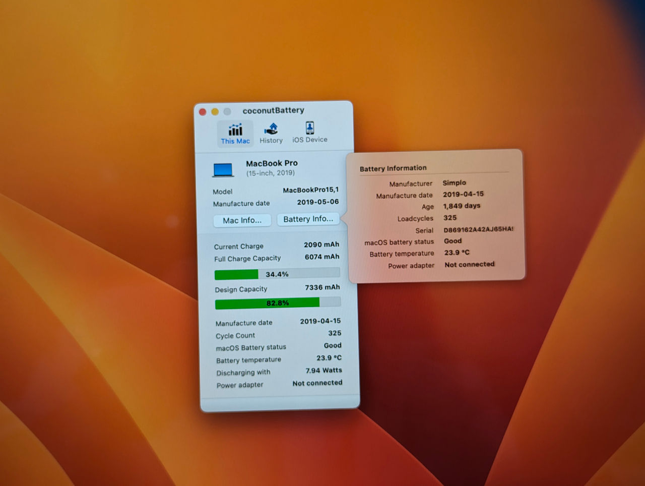 MacBook Pro 15 Retina 2019 (Core i7 9750H/16Gb Ram/256Gb SSD/Radeon Pro ...