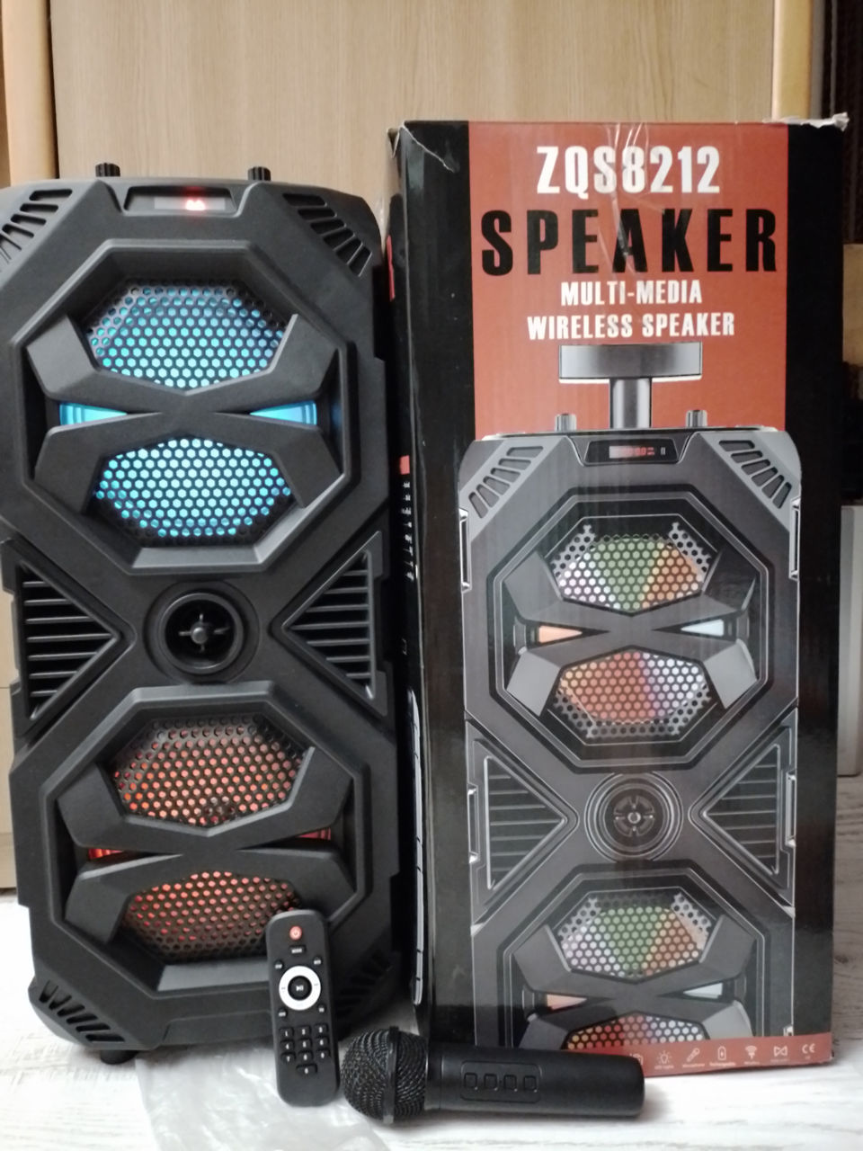 Boxa wireless Sing-e ZQS-8212 (8"40W/4.5A/microfon)