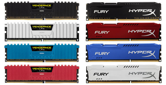 RAM DDR2-DDR3-DDR4-DDR5 - 2/4/8/16/32 GB