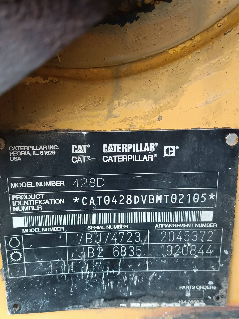 Экскаватор-погрузчик Caterpillar 428D